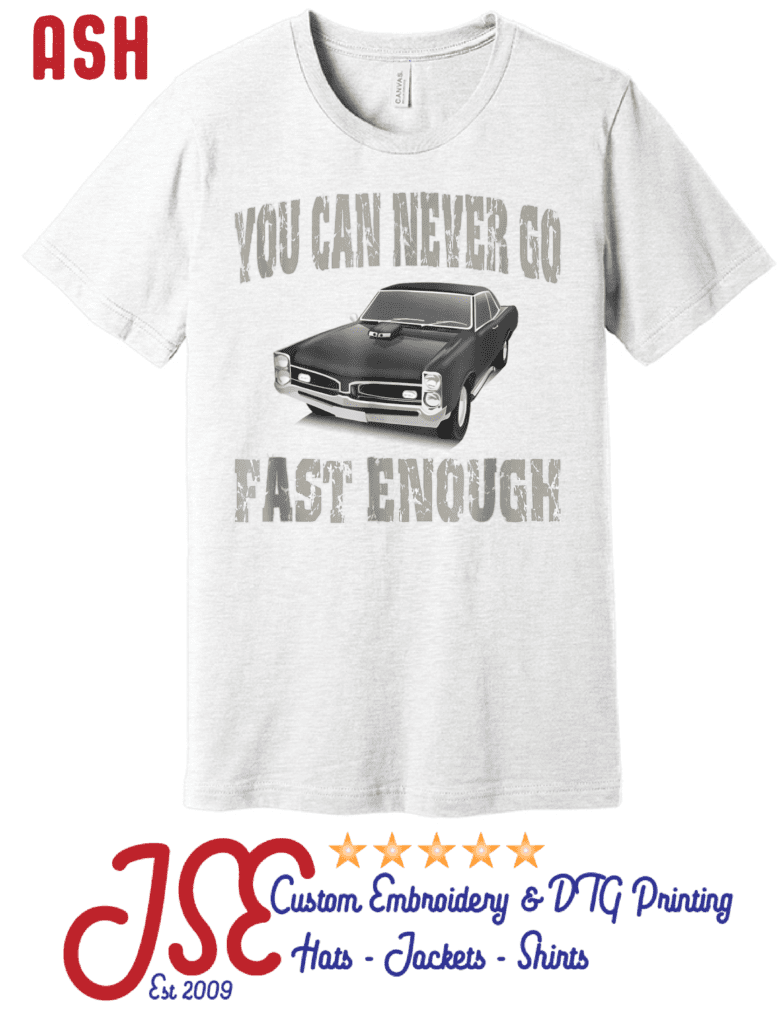 Vintage Muscle Car T-Shirt - JSE Custom Embroidery & DTG
