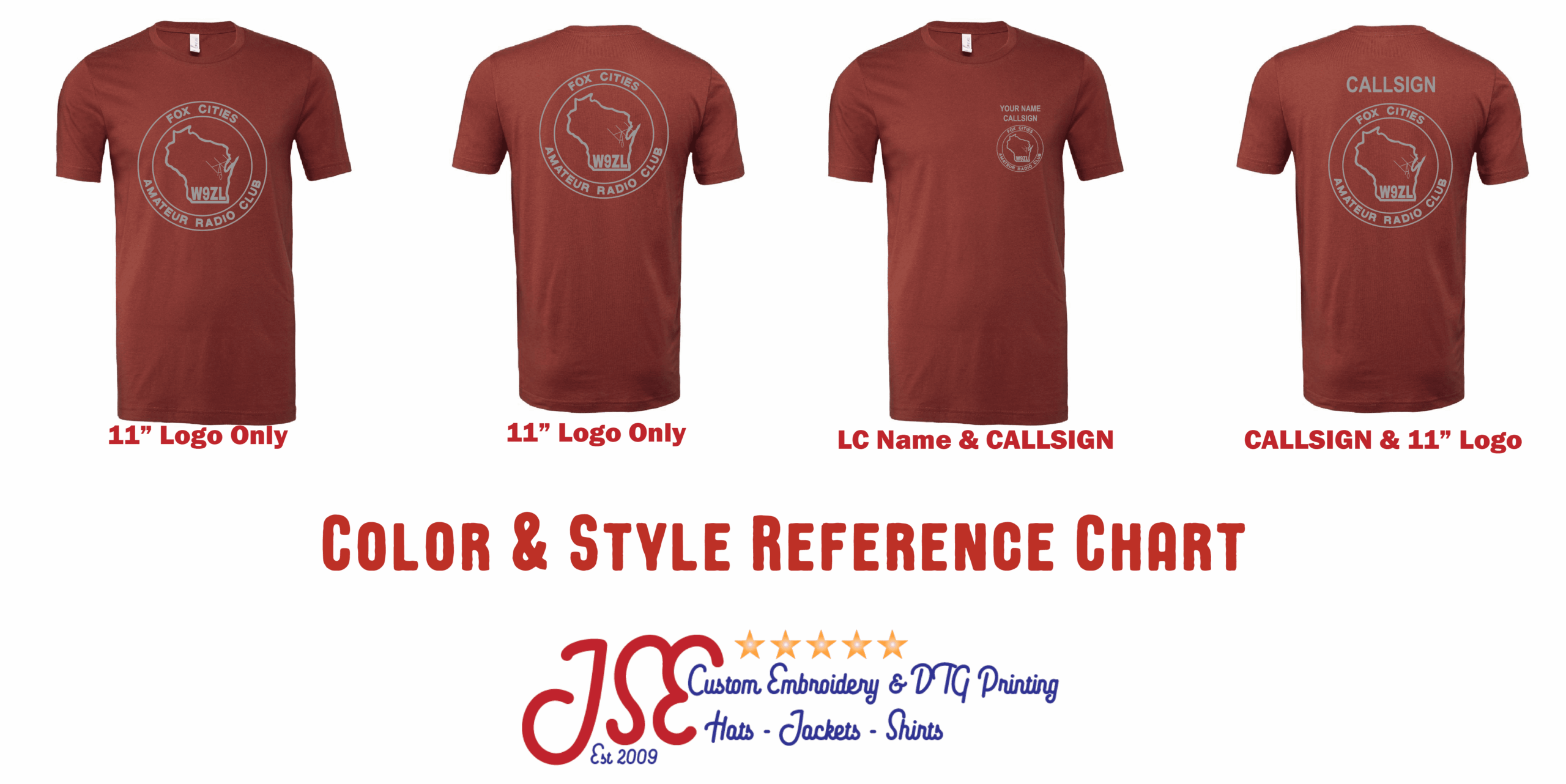 Fox Cities ARC T-SHIRT DTG Printed – JSE Embroidery