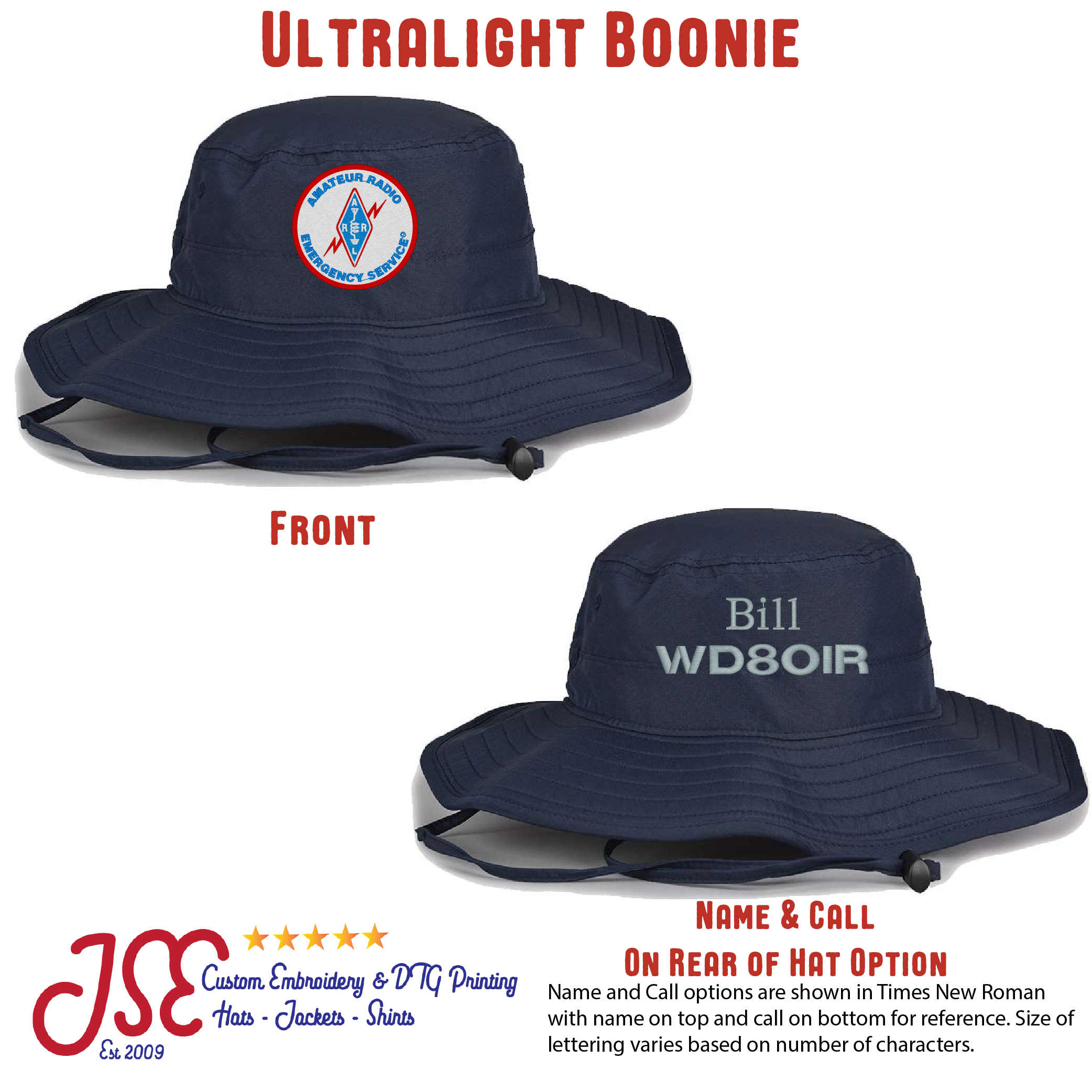 ARES Boonie Hat – JSE Embroidery