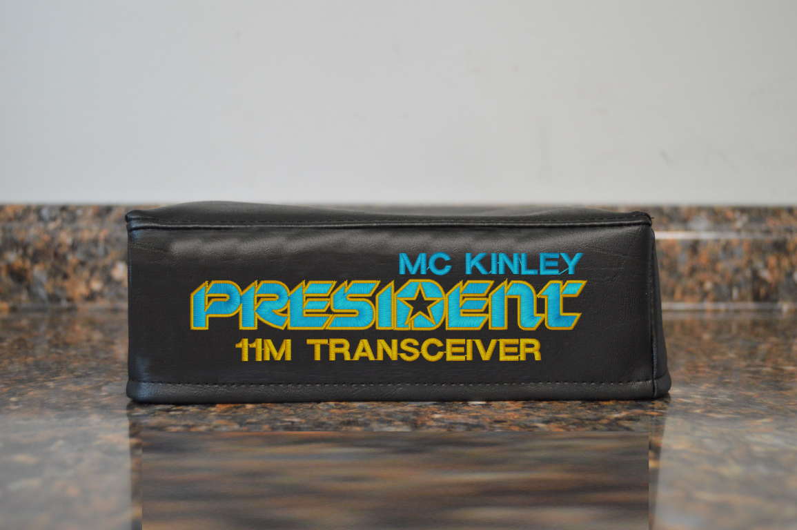 President MC KINLEY Dust Cover - JSE Embroidery