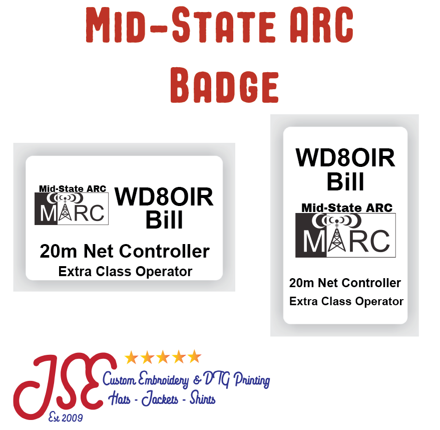 Mid-State ARC Badge – JSE Embroidery