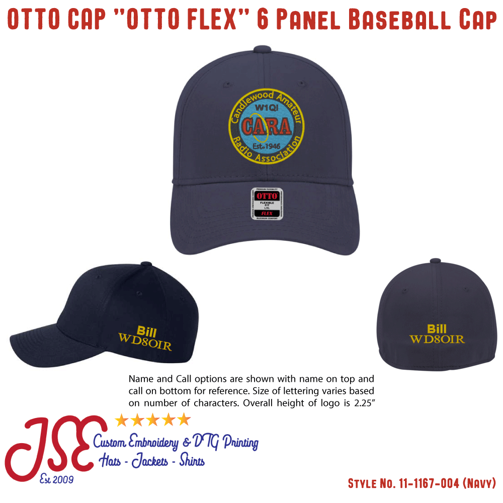 Candlewood Amateur Radio Association Hat – JSE Embroidery