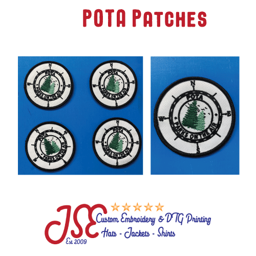 Parks On The Air Patch – JSE Embroidery